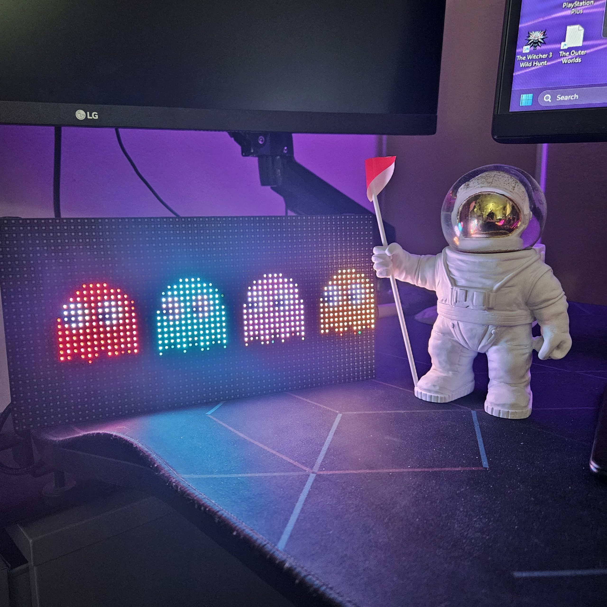 Gaming Animated Pixel LED Matrix Gamer Gift | Neutronshop